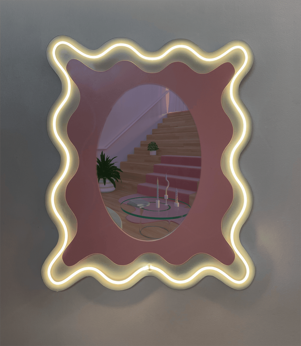 Curvy Betty Wavy mirror LED light – WellandLoves